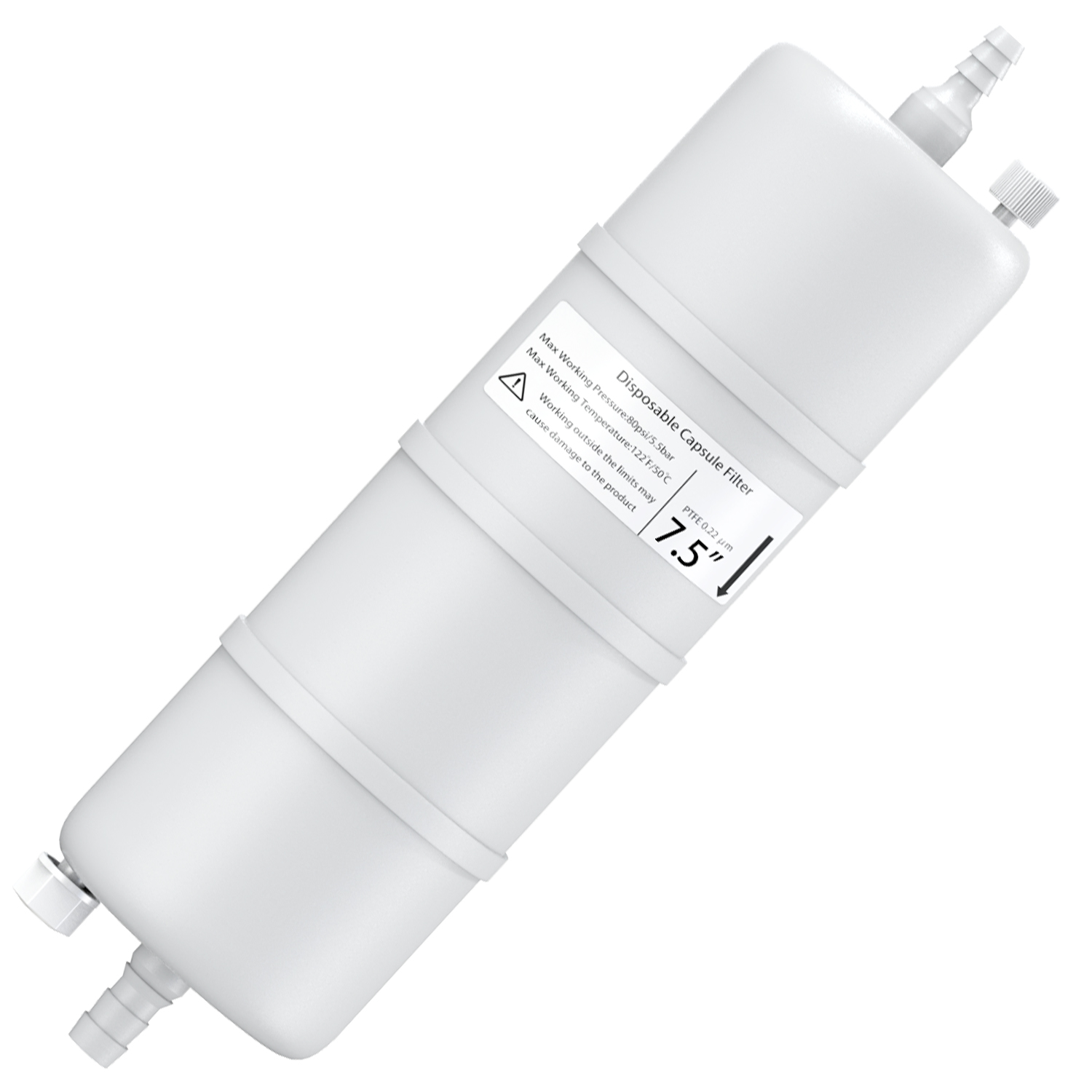 PES Capsule Filters with Hose Barb for 1/4" to 3/8" Tube,Sterile ...