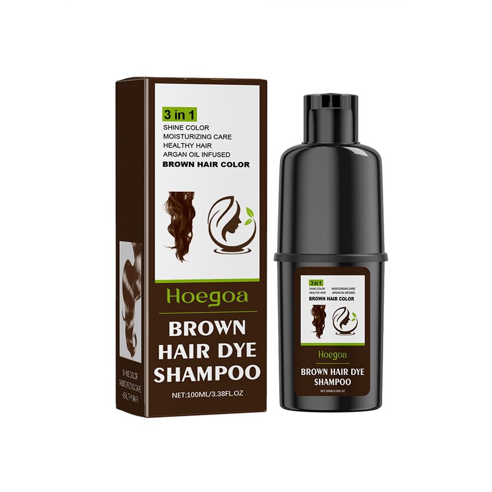 PESSLOK Plant Essence Hair Color Shampoo Fast Hair Dye 5 Minutes ...