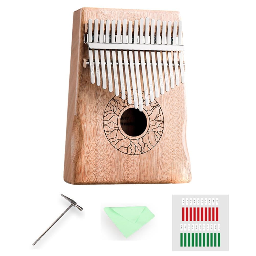 PESSLOK Portable Thumb Piano African Finger 17-note Kalimba Music ...