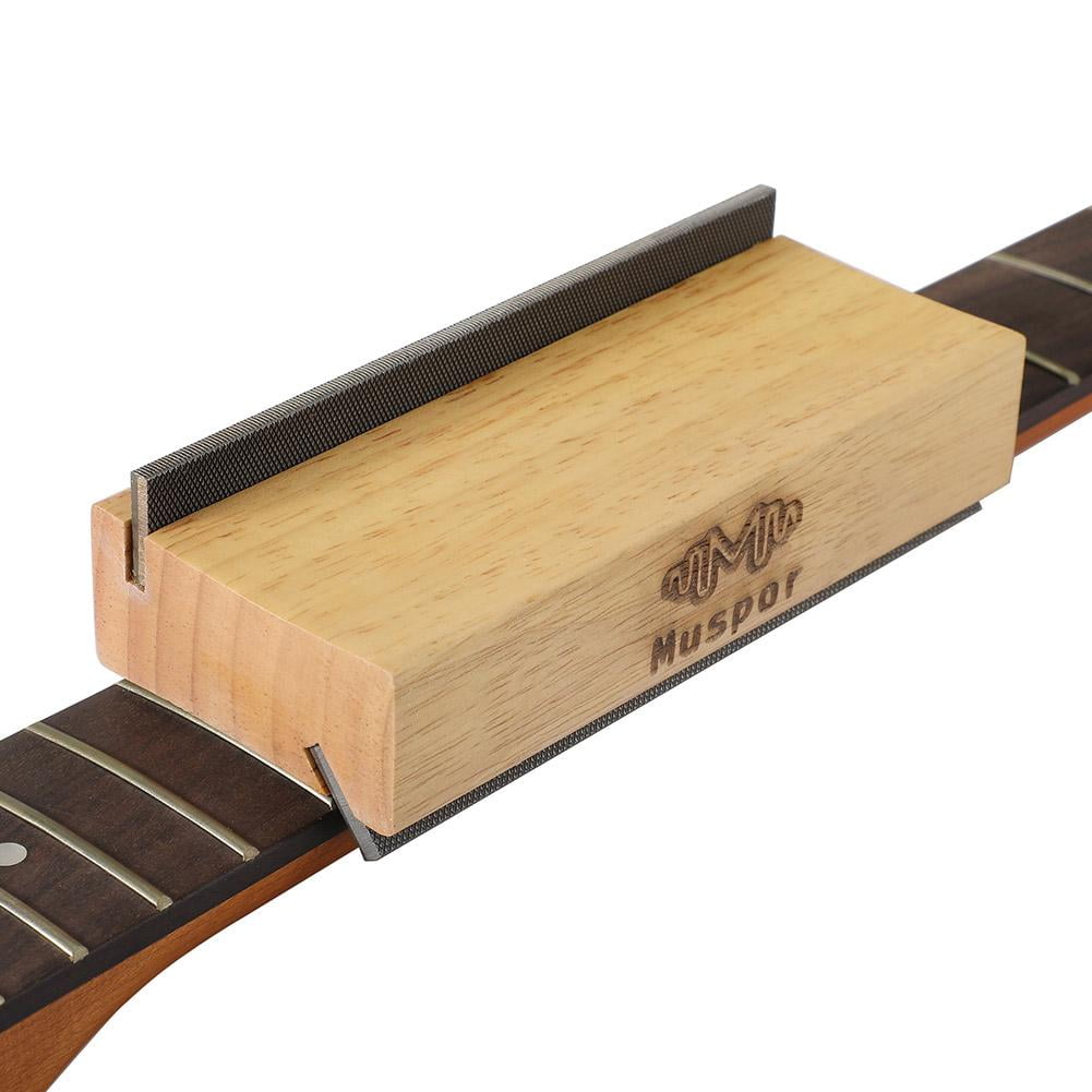 PESSLOK Wood Guitar Fret Beveling File, Guitar Fret Crowning End Bevel ...