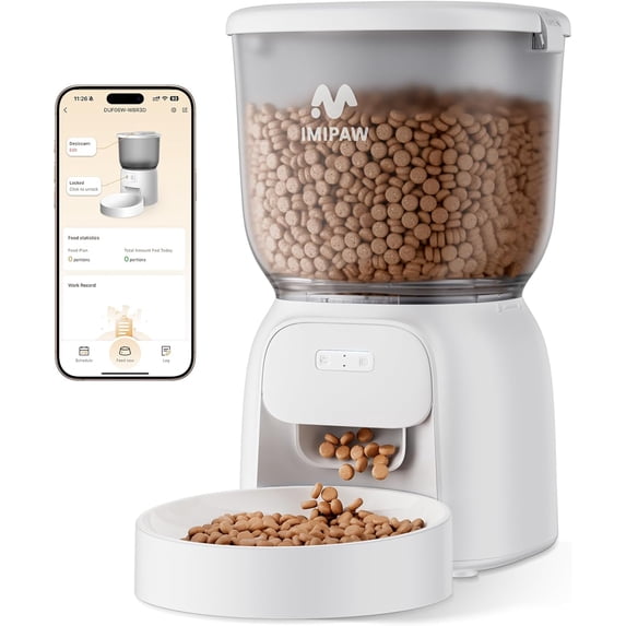 PET Automatic Cat Feeder WiFi: 5G Smart Auto Pet with App Remote ...