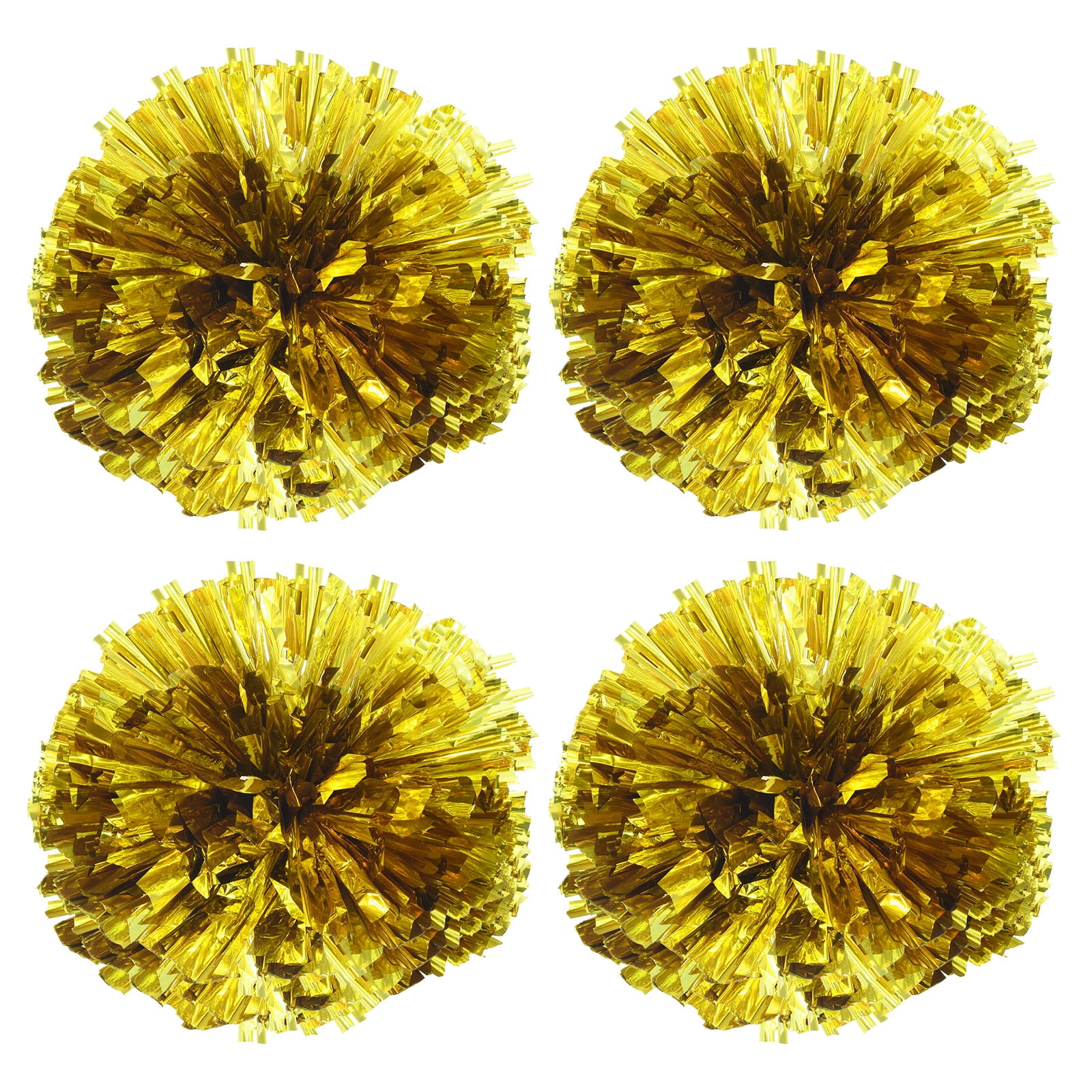 Uxcell PET Cheerleading Pom Poms with Finger Holes for Team Spirit Fun ...