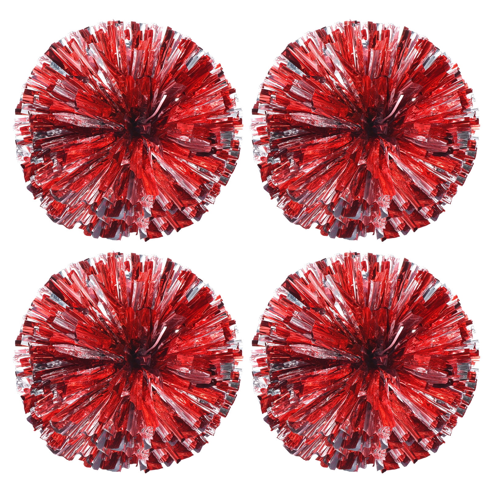 PET Cheerleading Pom Poms with Finger Holes for Sport Team Spirit Fun ...
