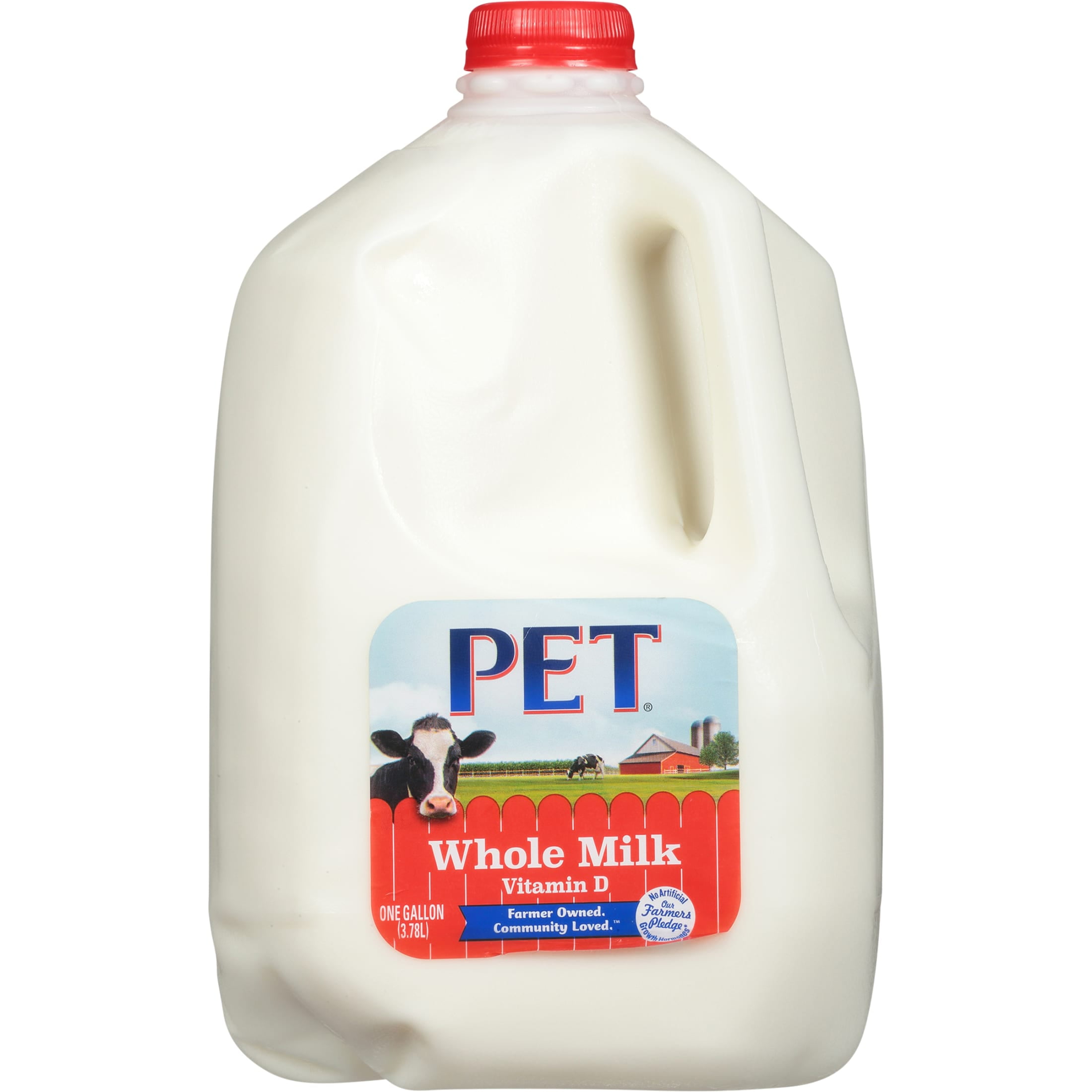 PET Dairy Whole Milk with Vitamin D, Milk Gallon - 1 Jug - Walmart.com
