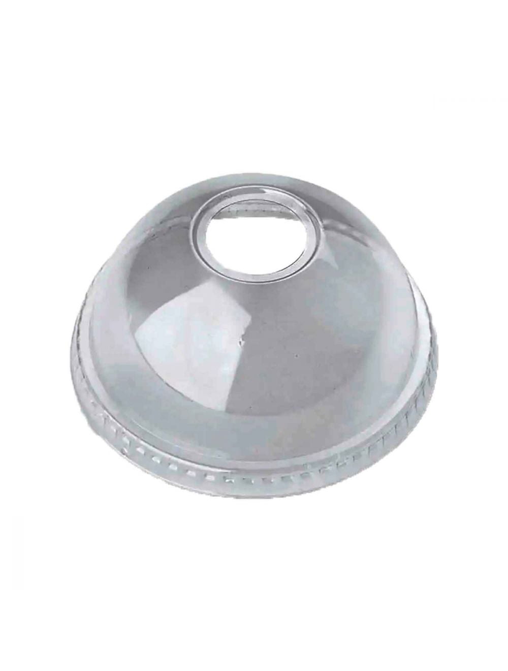 PET Dome Lid 98mm (Clear) with Round Hole for 12oz - 24oz PET Cold Cups ...