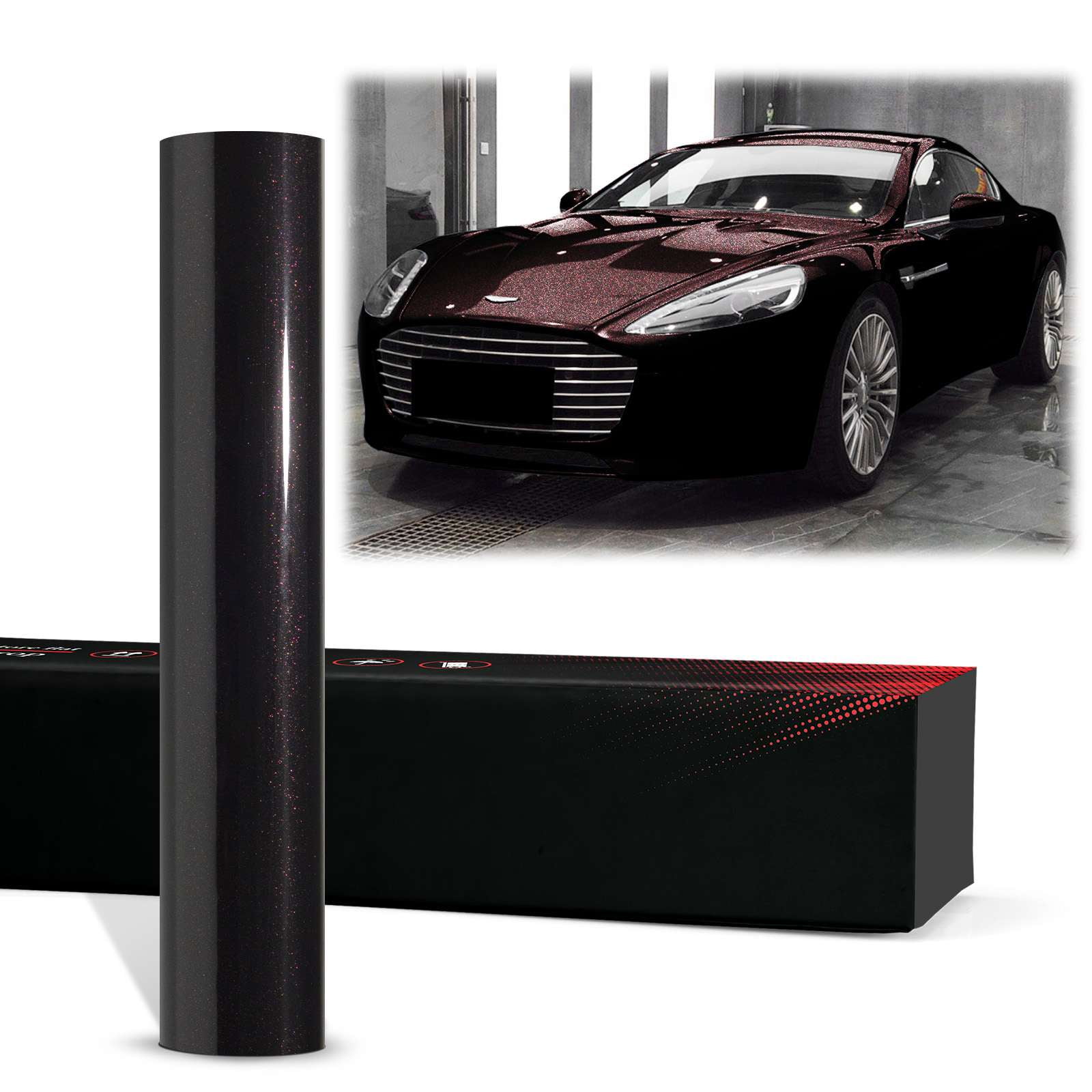 PET Galaxy Dust Gloss Phantom Rose Black Chameleon Metallic Color Shift ...