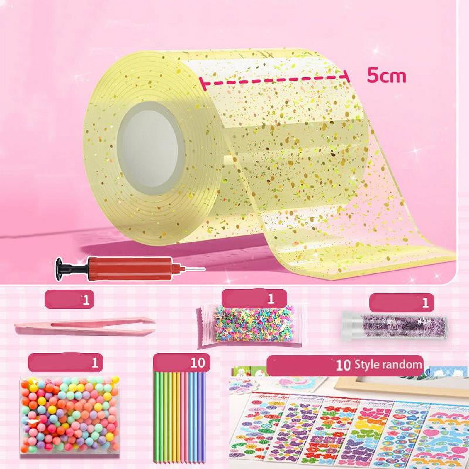 PET Nano Glue Kneading Music Blowing Bubble Full Set Of Nano Tape ...