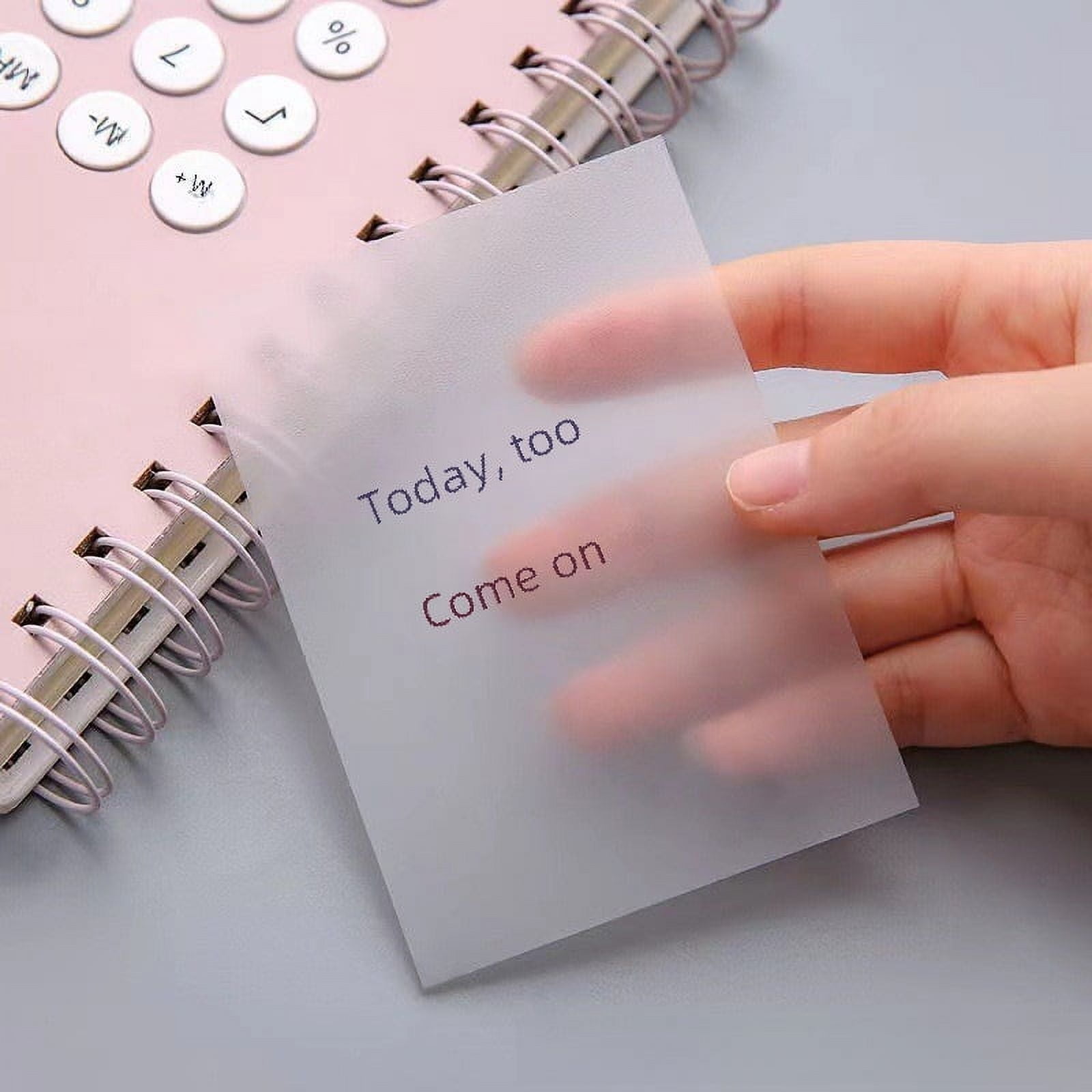 PET Post-it notes multi-size transparent Post-it notes index notes A4 ...