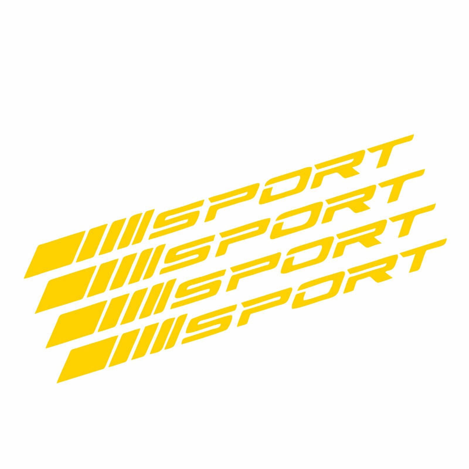 PET Reflective Sport Letter Car Wheel Rim Decal Sticker,English ...