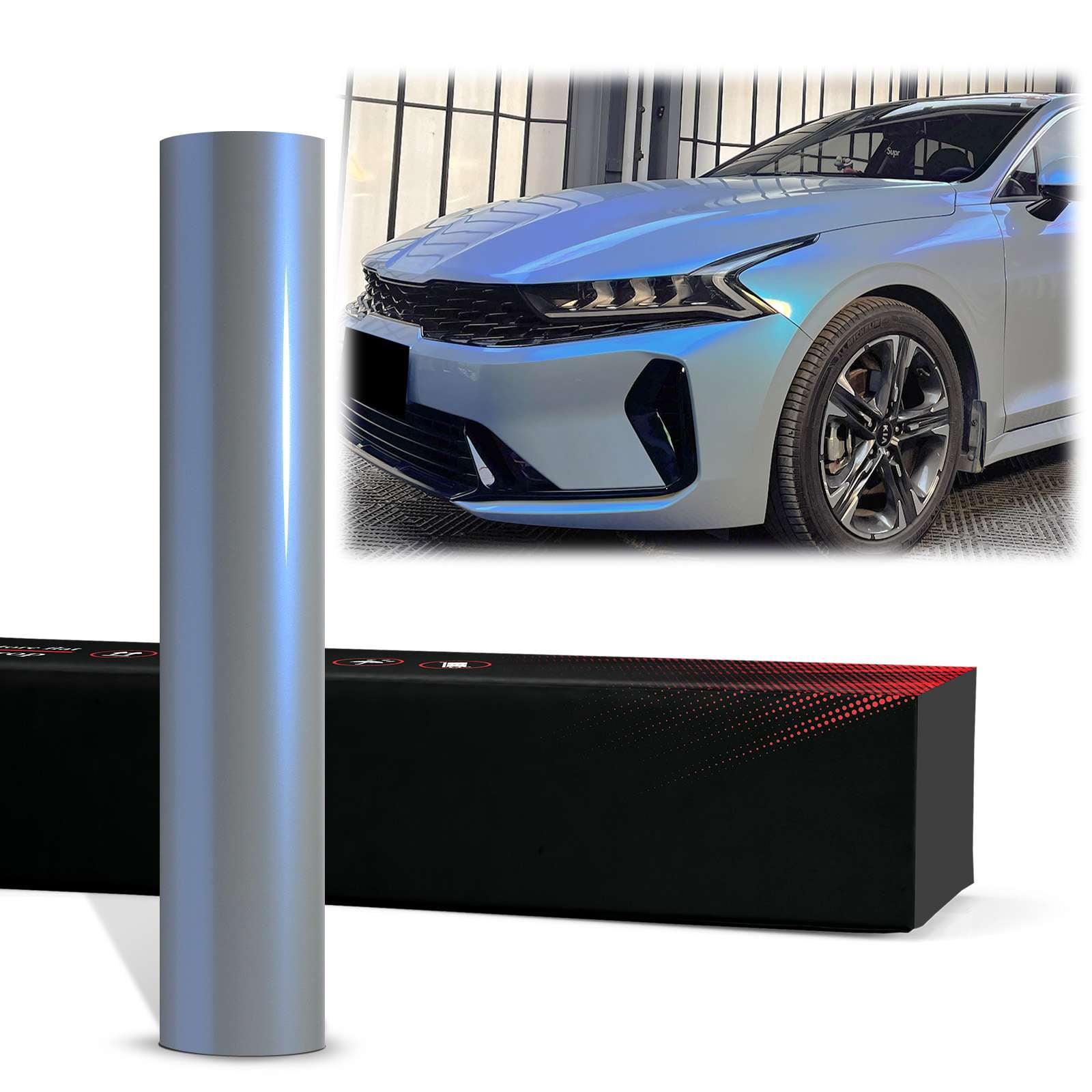 PET Space Candy Gloss Gray Blue Chameleon Metallic Color Shift Color ...