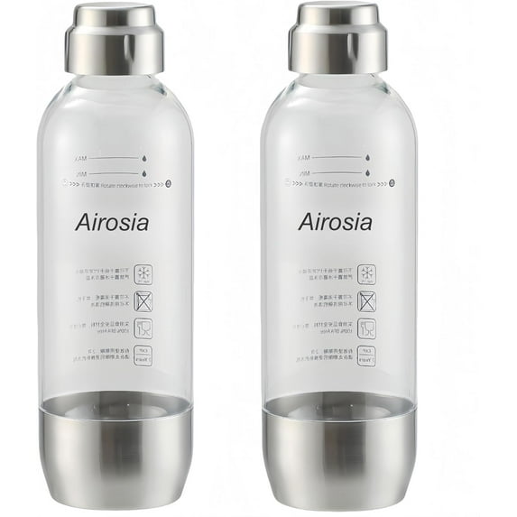 PET Stainless Steel Reusable Soda Maker Bottle, BPA-Free and Non-Toxic ...