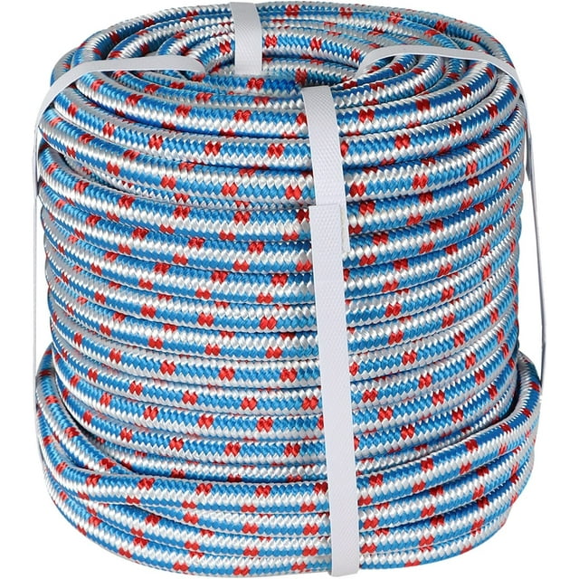PET-U 1/2 Inch 16 Braid Polyester Rope Pulling Ropes Arborist Rigging ...