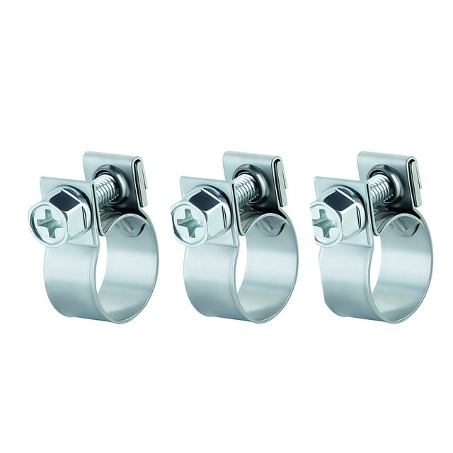 PET-U 1/4" 5/16" 3/8" Fuel Injection Gas Line Hose Clamps Clip Pipe ...