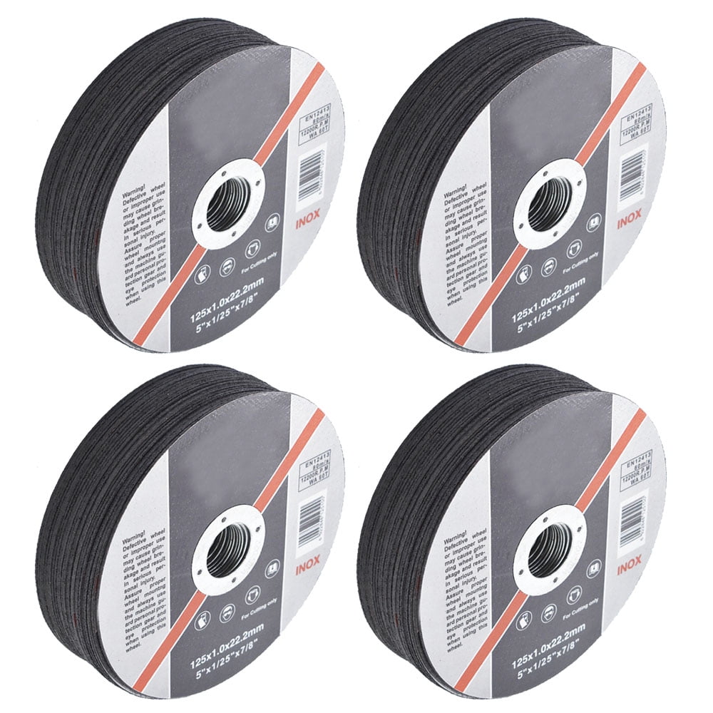 PET-U 100 Pcs 5" Cut-off Wheel - Metal & Stainless Steel 5"x0.040"x7/8 ...