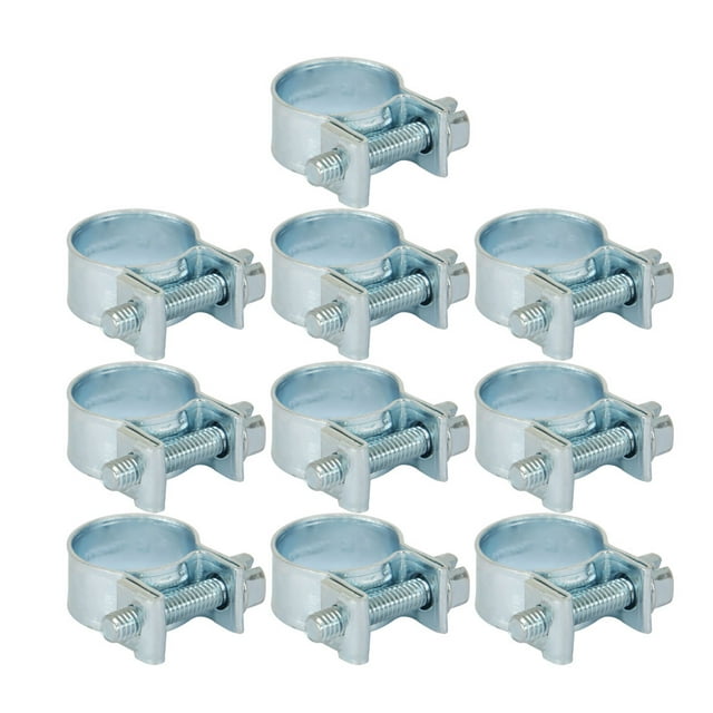 PET-U 10PCS 5/16 Inch (13-15 mm) Injection Hose CLAMP/AUTO Fuel Clamps ...