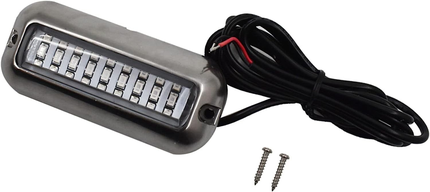 PET-U 12V 27LED Transom Light Underwater Boat Marine 316 Stainless ...