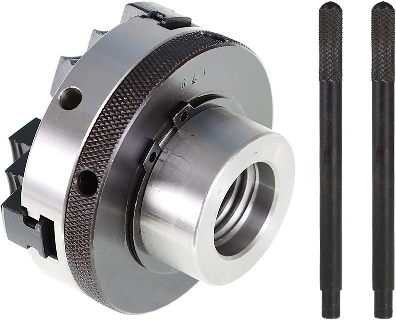 PET-U 1Pcs 3 Jaw Lathe Chuck 3 Inch Wood Lathe Chuck Steel Self ...