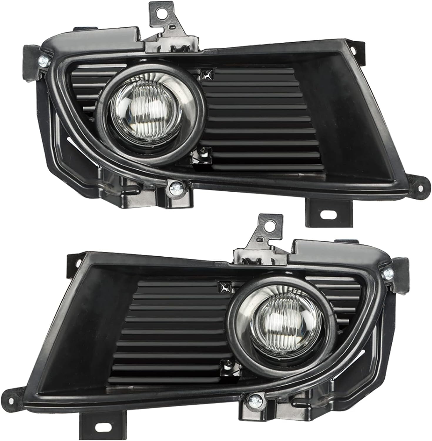 PET-U 2-Pack Clear Driving Fog Lights Assembly with Switch and Wiring ...