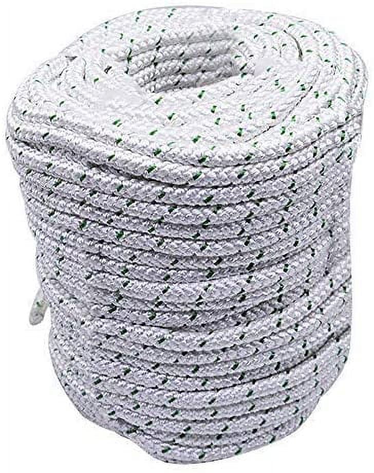 PET-U 3/8 Inch x 200 Feet Double Braid Polyester Rope 4800Lbs Breaking ...
