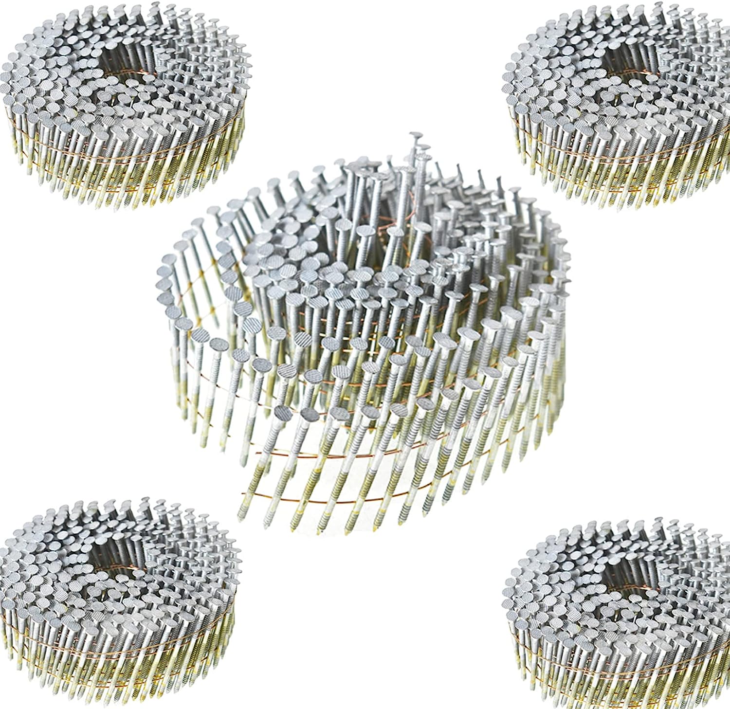 PET-U 3600 Count 15 Degree Full Round-Head Siding Nails 2 Inch x 0.092 ...