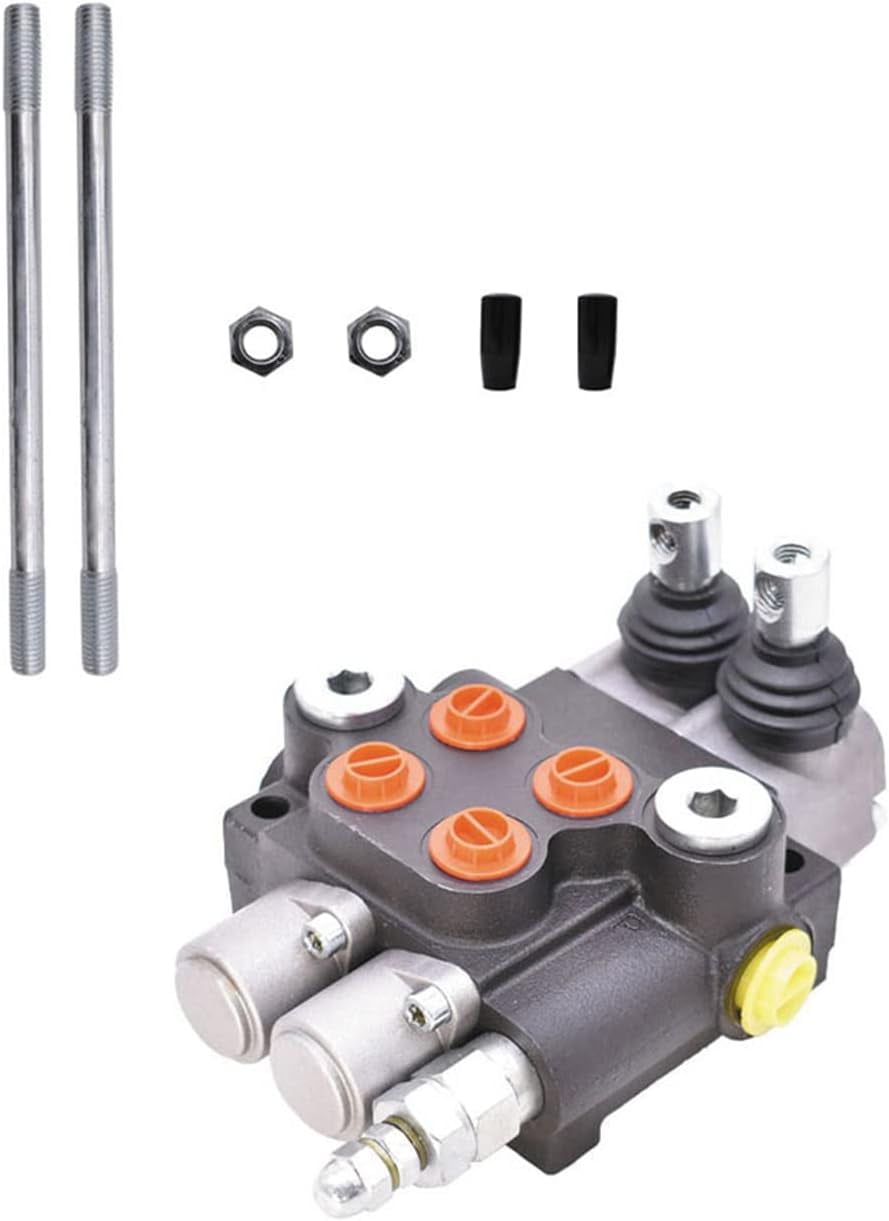 PET-U 3600 PSI Hydraulic Direction Control Valve 2 Spool 13 GPM Open ...