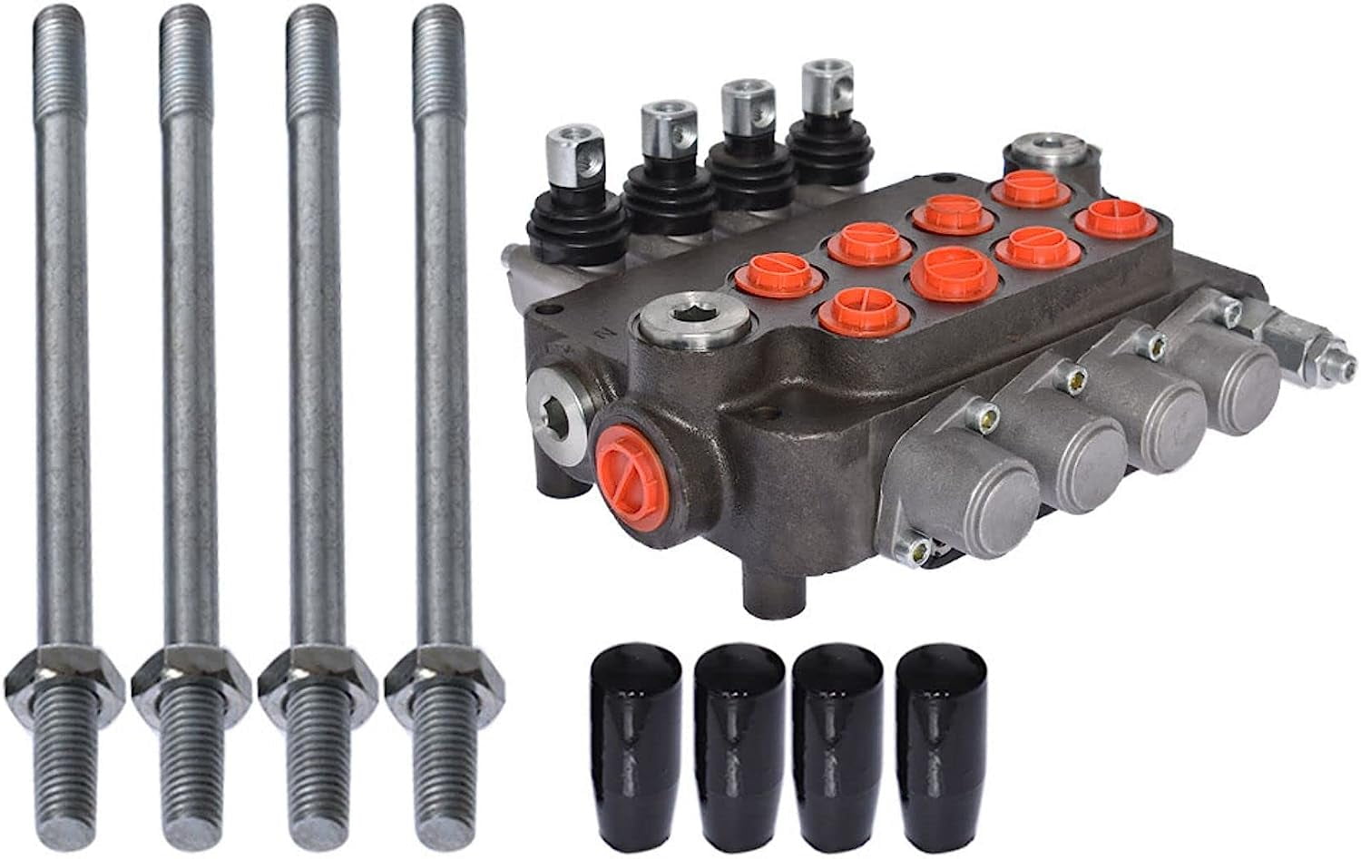 PET-U 4 Spool Hydraulic Control Valve 21 GPM 3600 PSI SAE Hydraulic ...