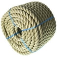 PET-U 50' /100' 3strand Rope Synthetic Hemp Decking Garden Decorative ...