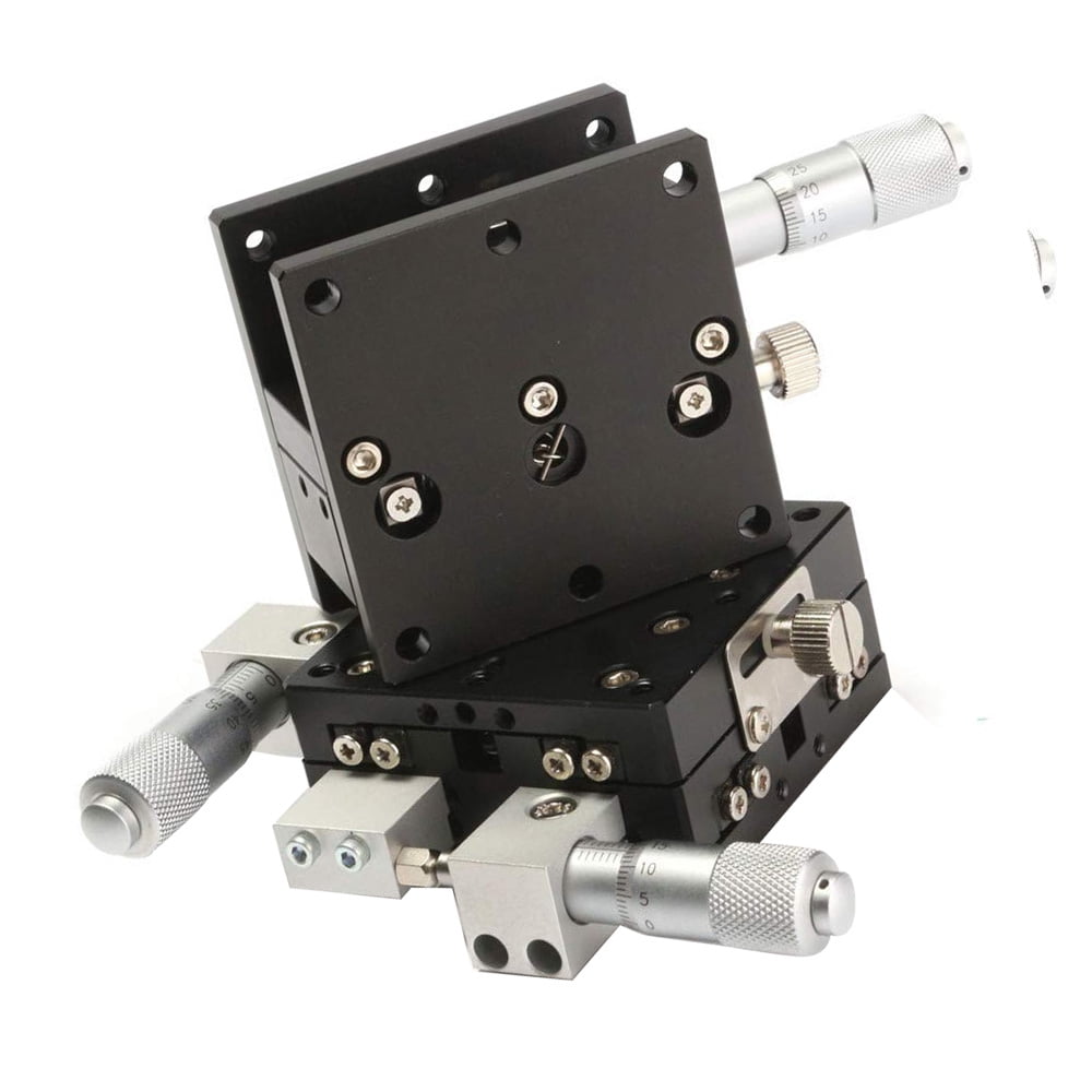 PET-U 60×60mm XYZ 3 Axis Linear Stage Trimming Platform Bearing Tuning ...