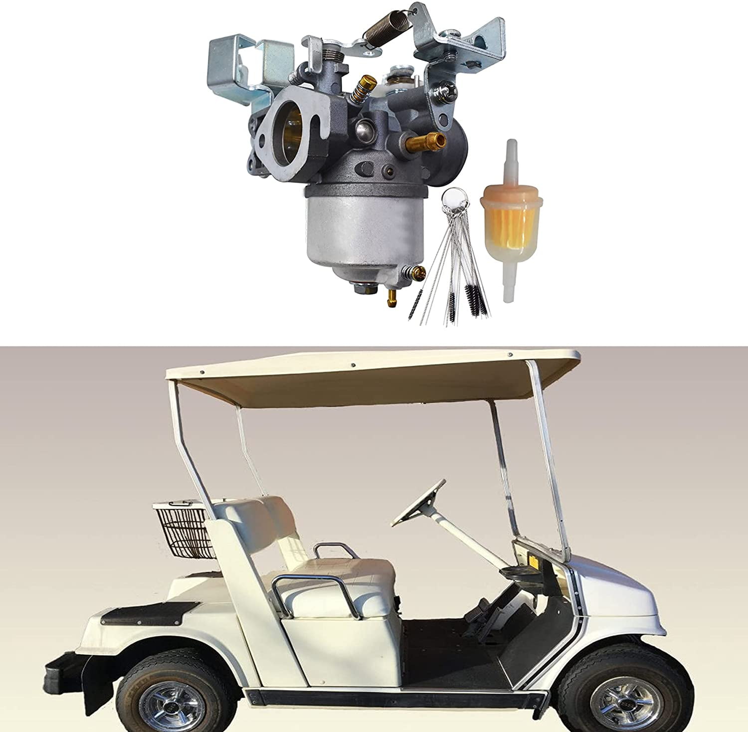 PET-U Carburetor Replacement for Yamaha Golf Cart G2 G3 G4 G5 G8 G9 G11 4 - Stroke Engine 1985 ...