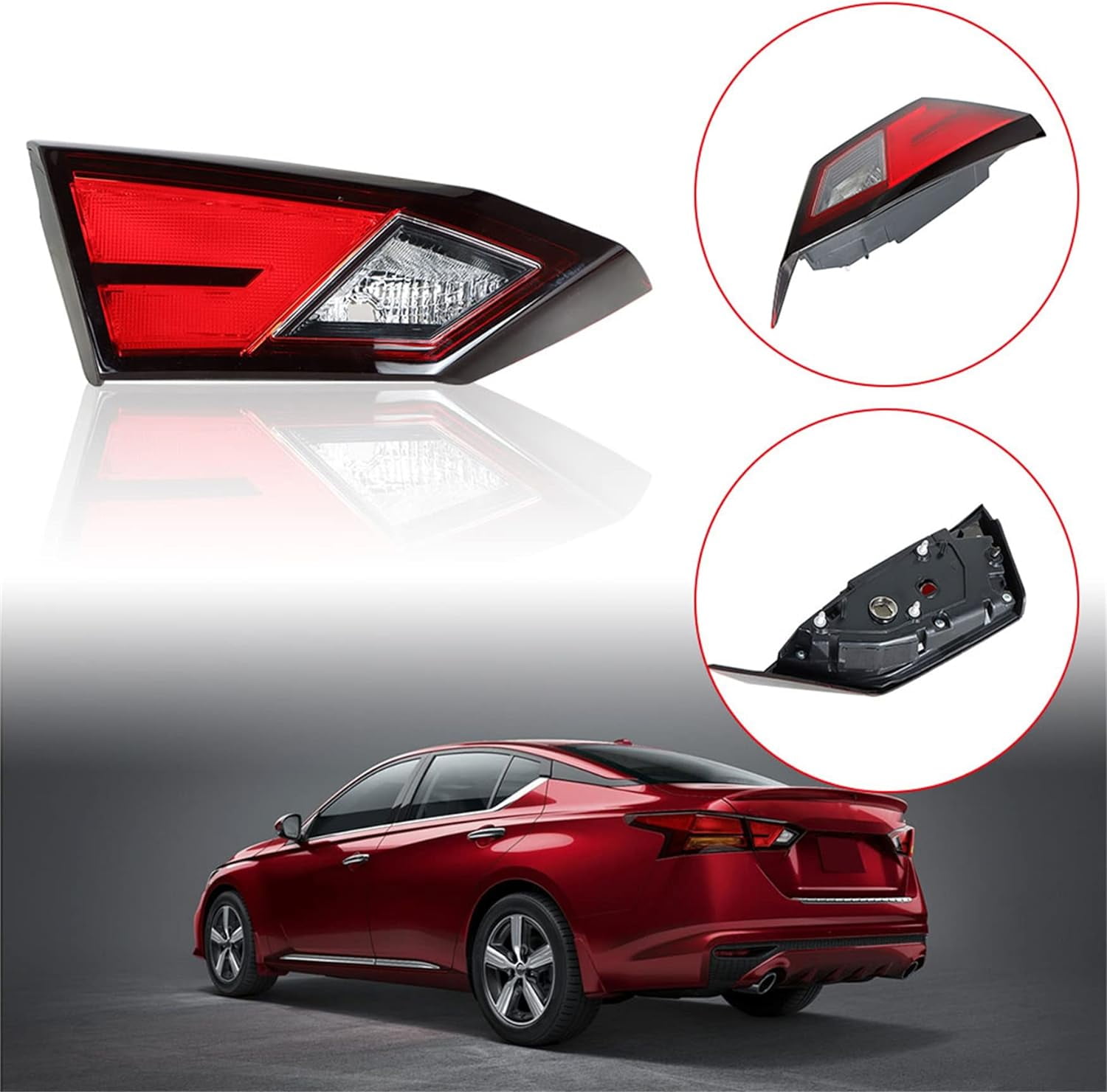 PET-U For 19 20 21 22 Altima Factory Style Inner Tail Light Lamp ...