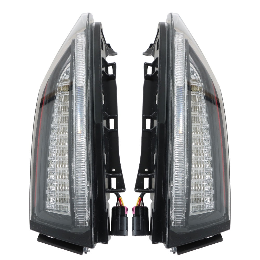 PET-U LED Tail Light Assembly for 2013-2018 Cadillac ATS, Clear Lens ...