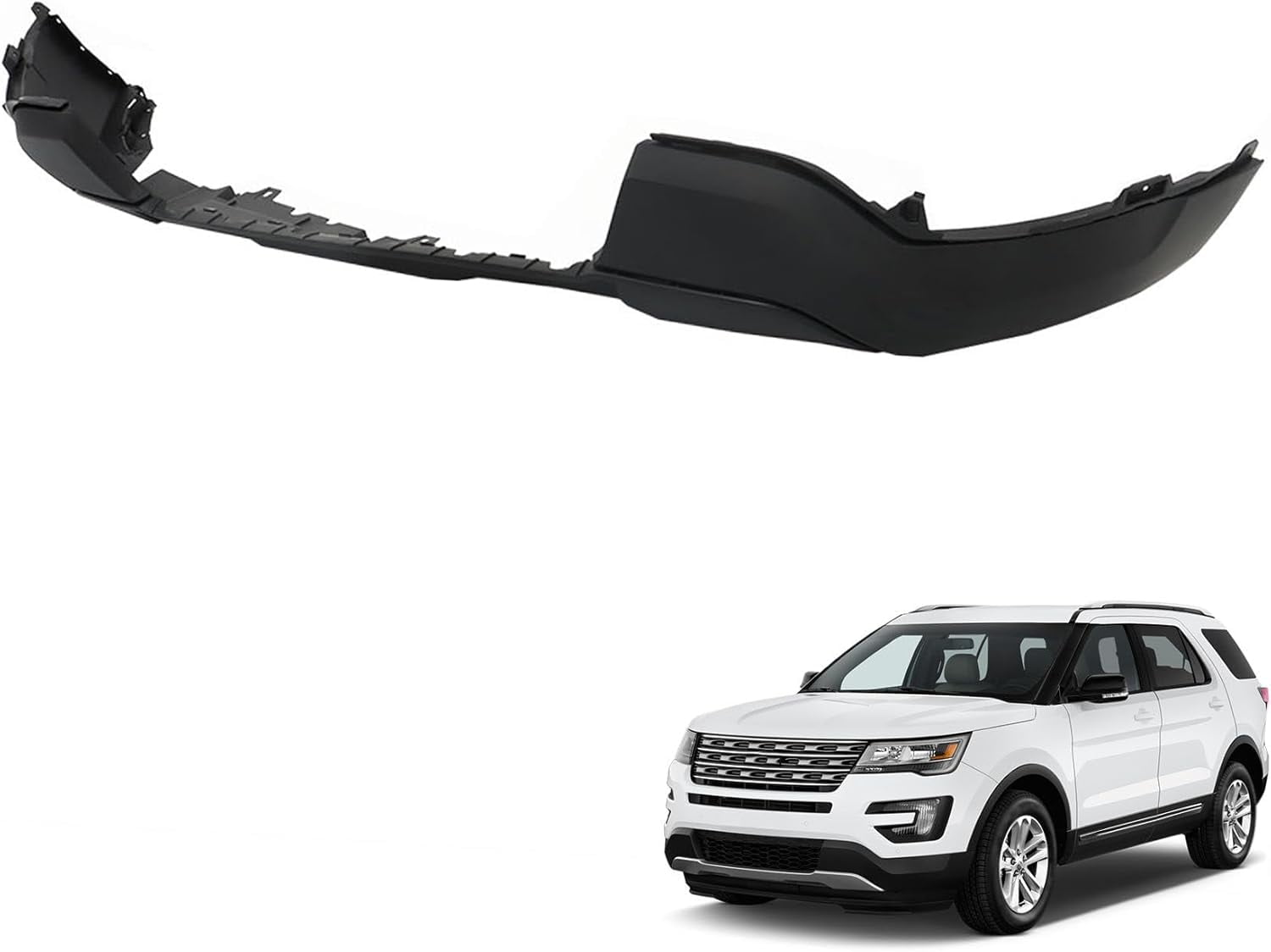 PET-U Front Bumper Valance Lower Apron Front Dam Deflector Replacement ...