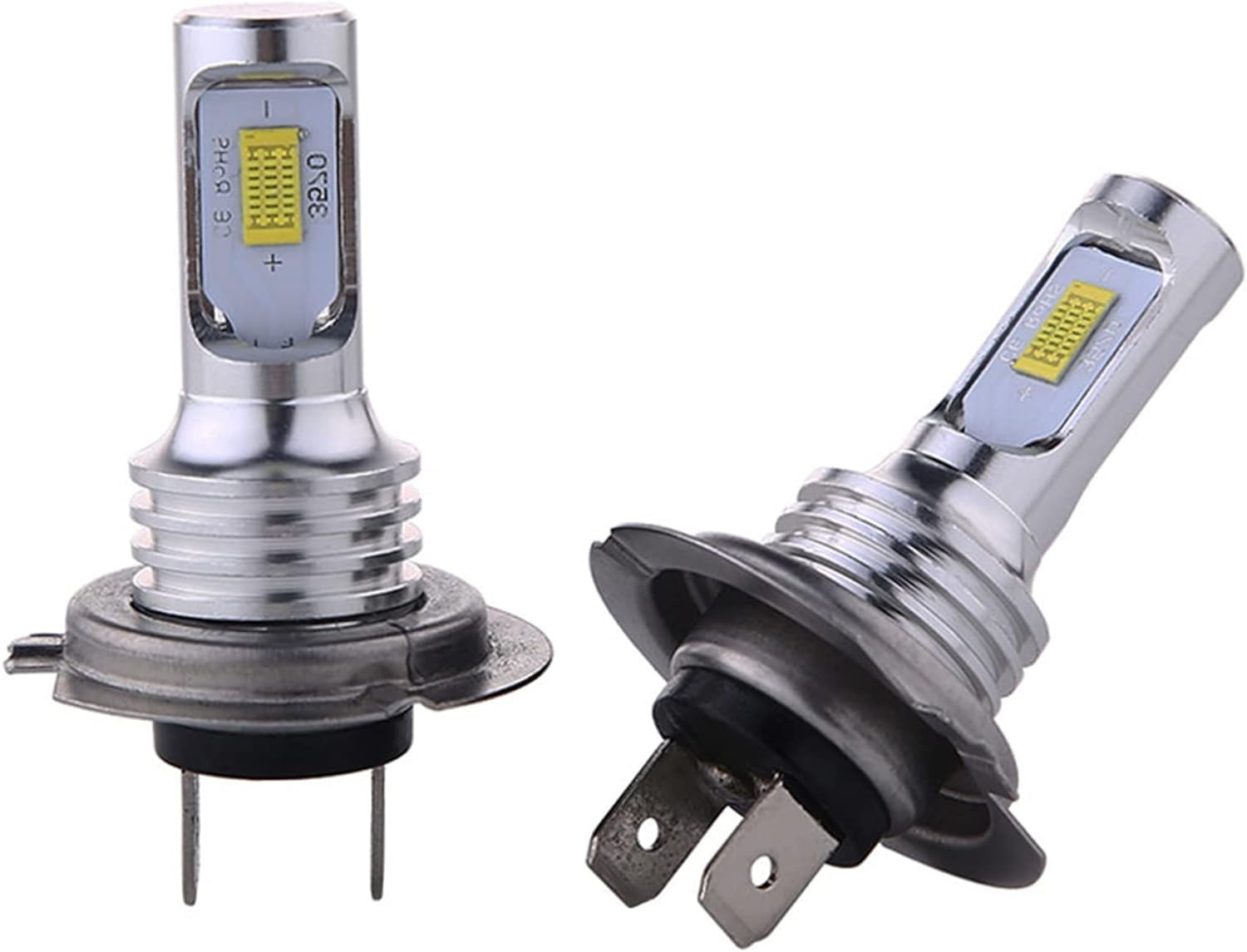 PET-U H7 LED Headlights Bulbs Kit High/Low Beam 35W 4000LM Super Bright ...