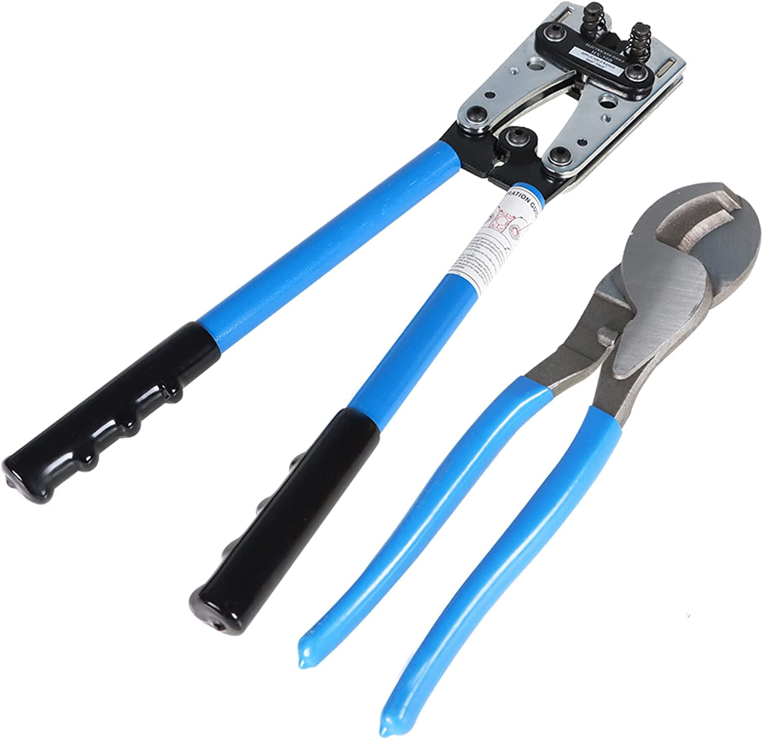 PET-U Hydraulic Clamp Battery Cable Lug Crimping Tool for 10, 8, 6, 4 ...