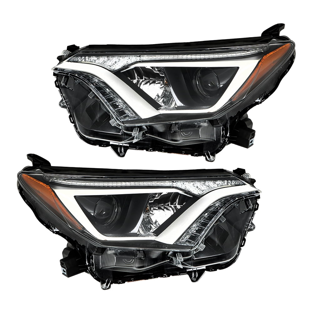 PET-U Pair Left+Right Projector Headlights For 2016-2018 Toyota Rav4 ...