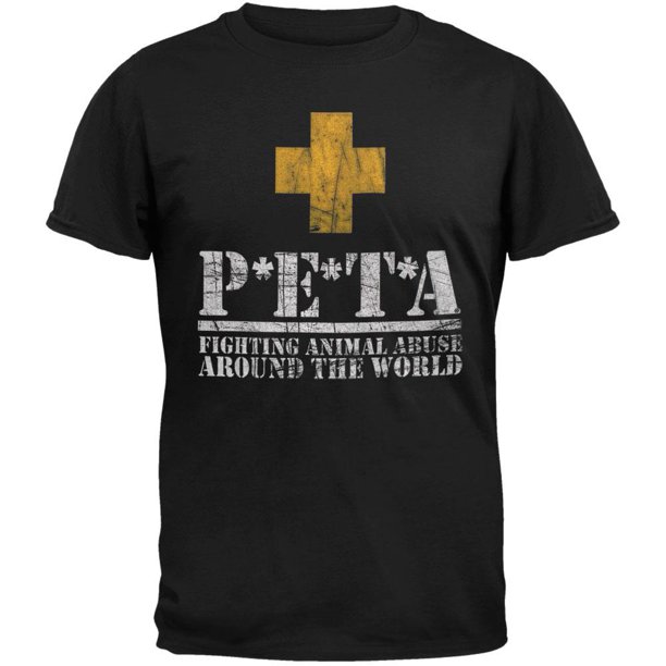 PETA - Cross T-Shirt - Small - Walmart Business Supplies