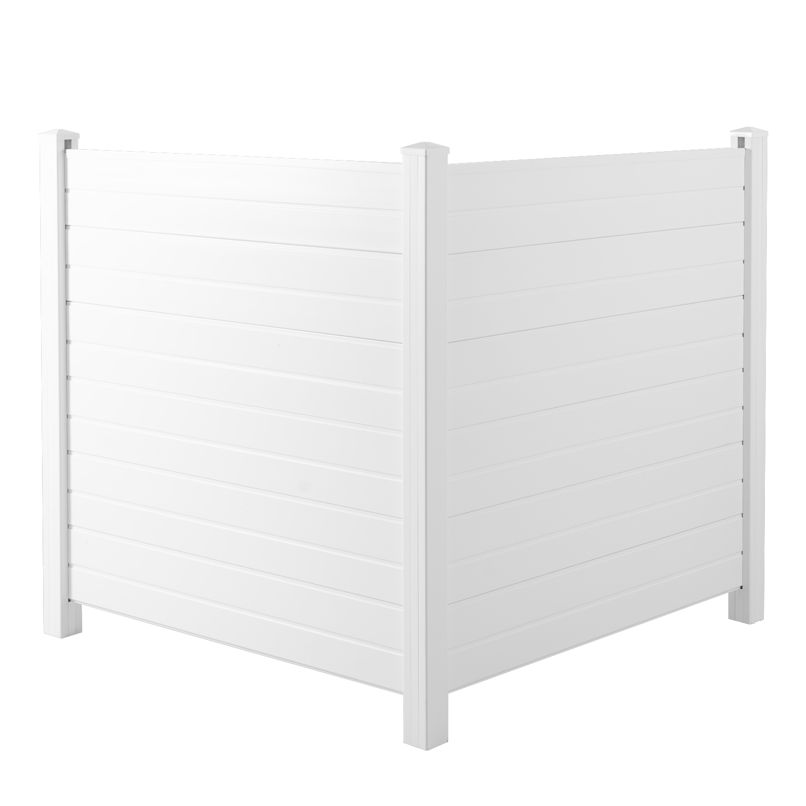 CASTLECREEK Outdoor Privacy Screen, Free-standing AC & Unit Side Panel ...