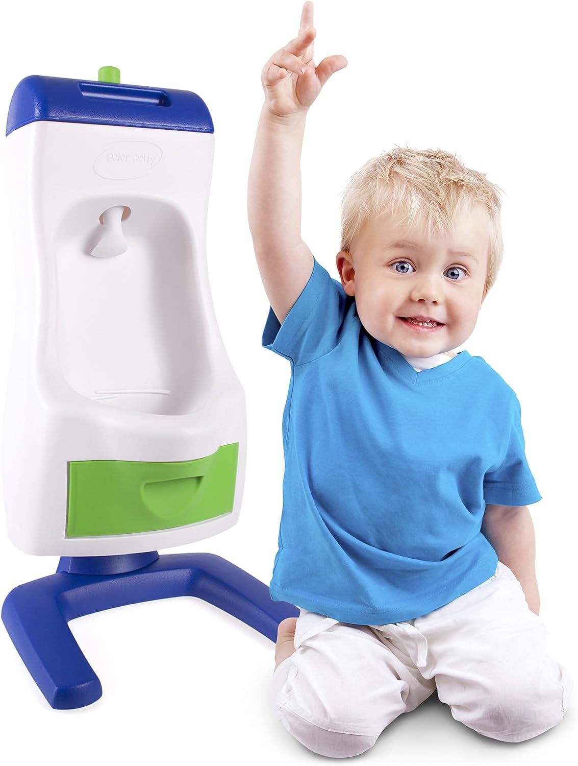 PETER POTTY Party Flushable Toddler Urinal, Beige - Walmart.com