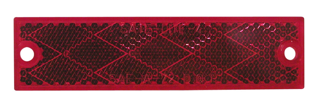 PETERSON MFG RV Trailer Reflector Red - V487R Reflector (4) - Walmart.com