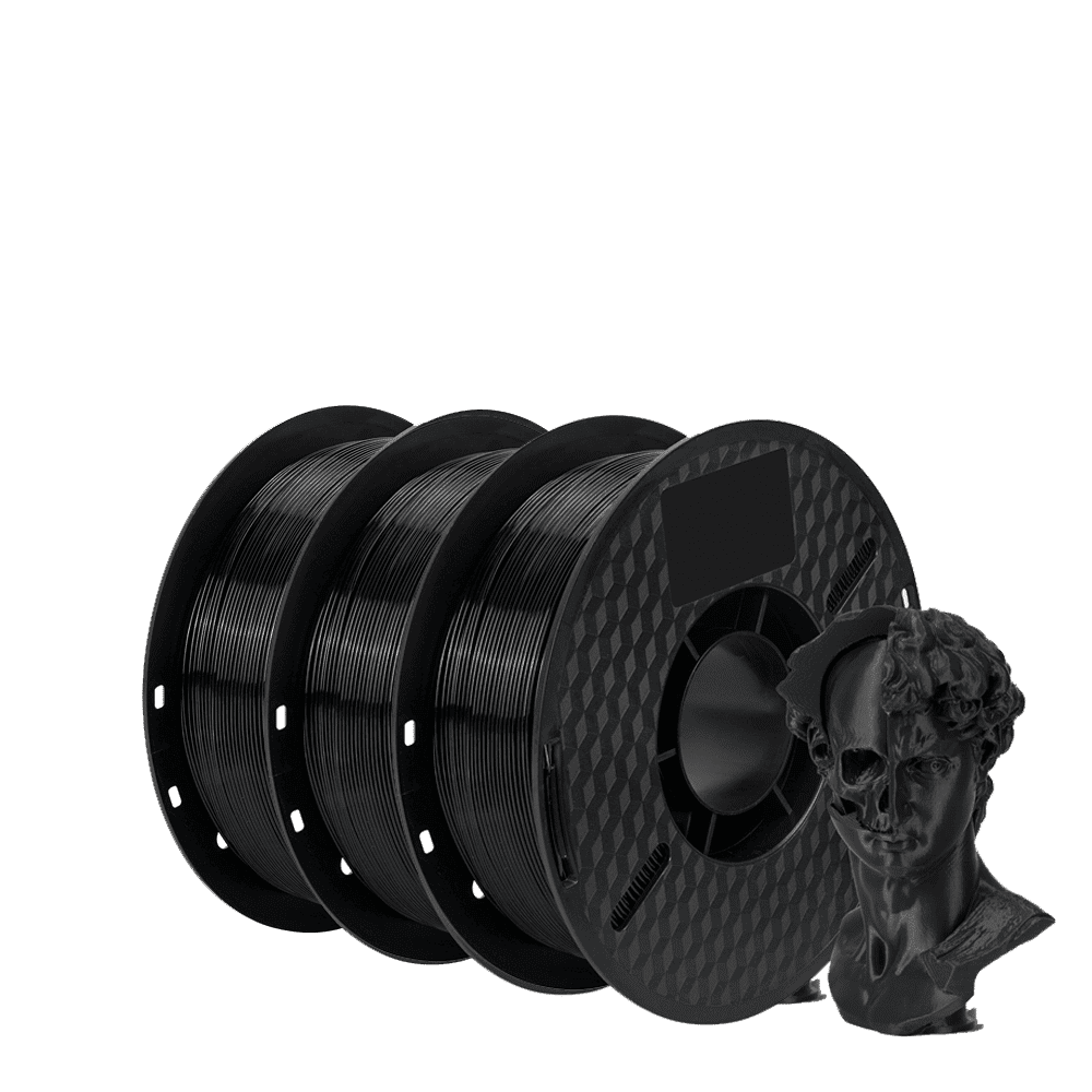 PETG 3D Printer Filament 1.75mm - 3KG/5KG Spool - Black & White - Standard PETG for FDM 3D ...