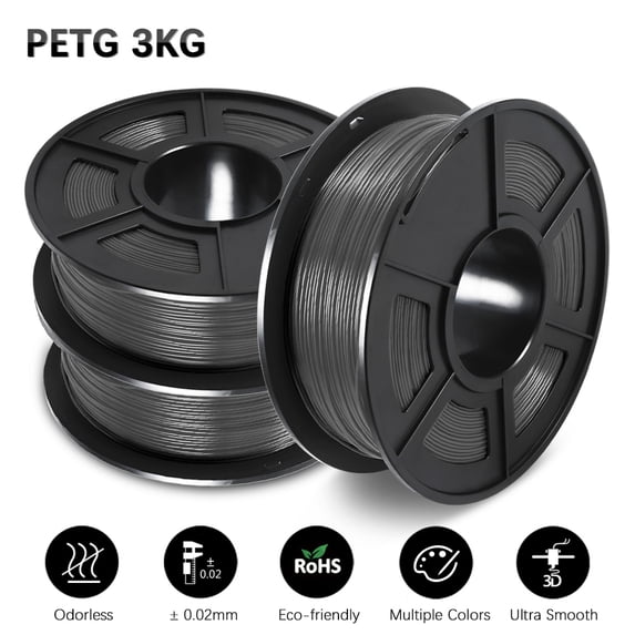 PETG 3D Printer Filament, SUNLU PETG Filament 1kg per Spool, Strong ...