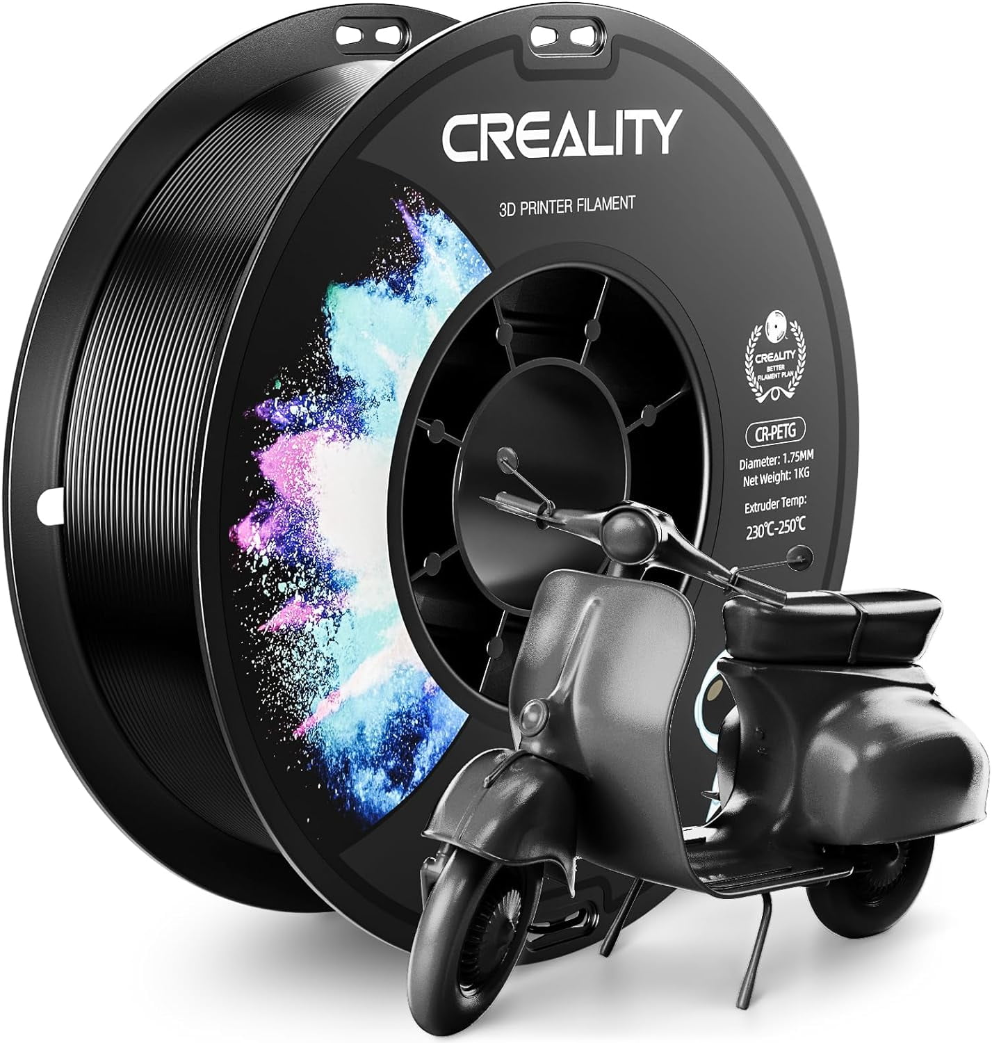 PETG Filament 1.75mm 3D Printer Filament, 1kg (2.2lb) Neatly Wound ...