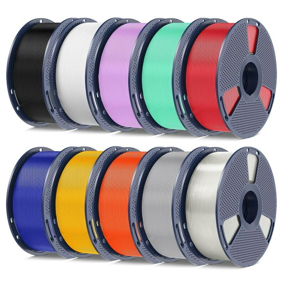 PETG Filament 1.75mm Bundle, 10kg(22lbs) SUNLU PETG 3D Printer Filament ...