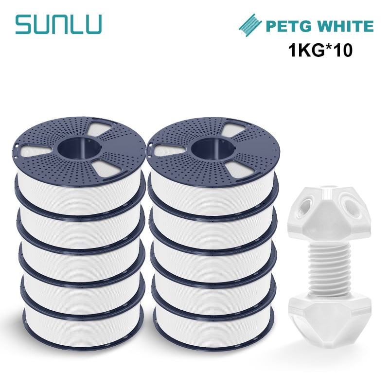 PETG Filament 1.75mm, SUNLU PETG 3D Printer Filament Bundle for 3D ...