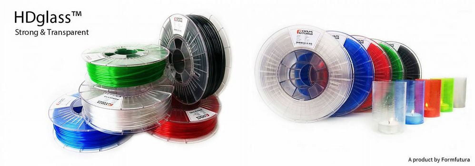 PETG Filament HDglass 1.75mm See Through Black 750 gram 3D Printer ...