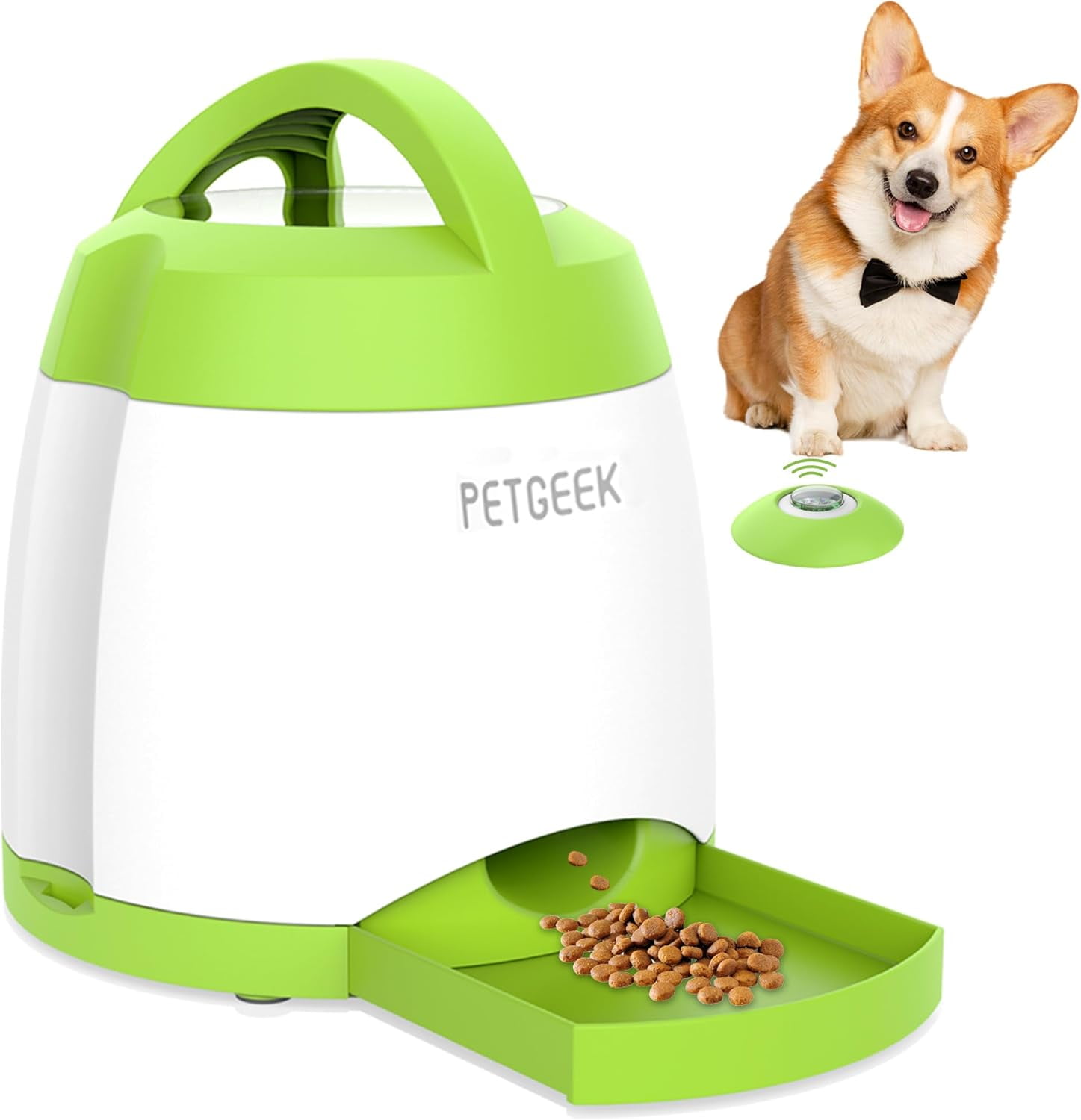 PETGEEK Dog Food Dispenser Toy, Interactive Pet Toys Treat Dispensing ...