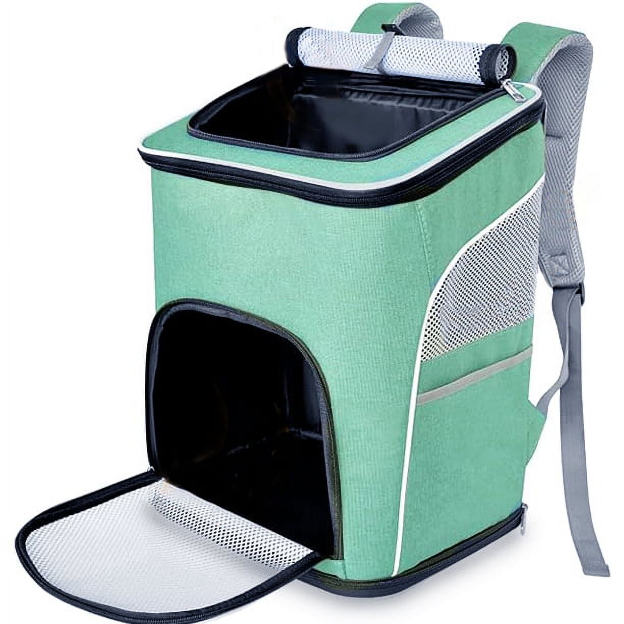 PETIMI Cat Carrier Backpack - Green - 17.5