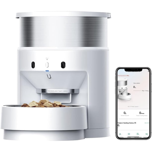 PETKIT Automatic Dogs Cats Feeder,App Control,Programmable Portion ...
