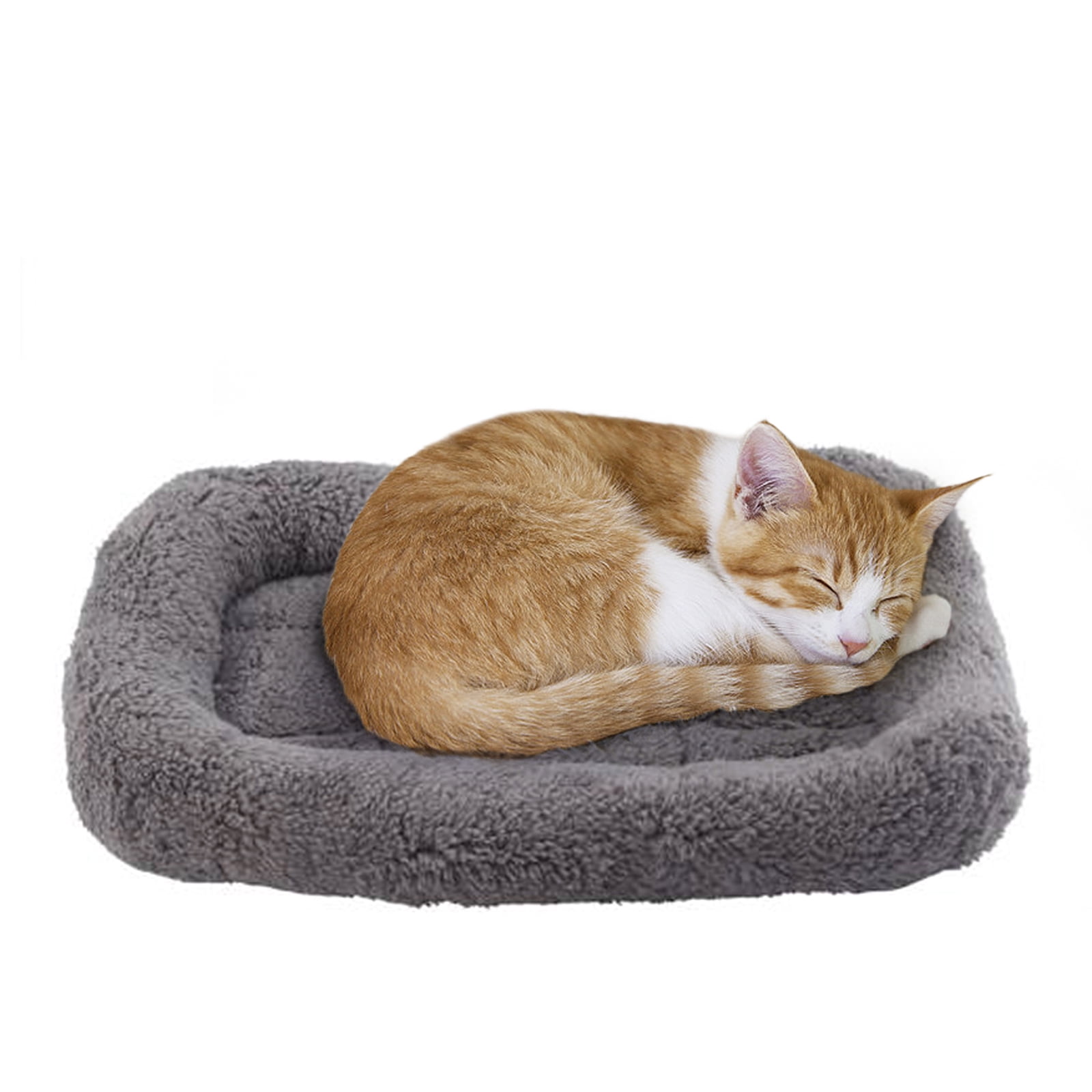 PETLESO Cat Bed for Indoor Cats Rectangle Cat Pad Machine Washable Anti ...