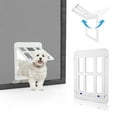 PETLESO Cat Screen Door with Magnetic Flap Lockable, Small Dog Screen ...